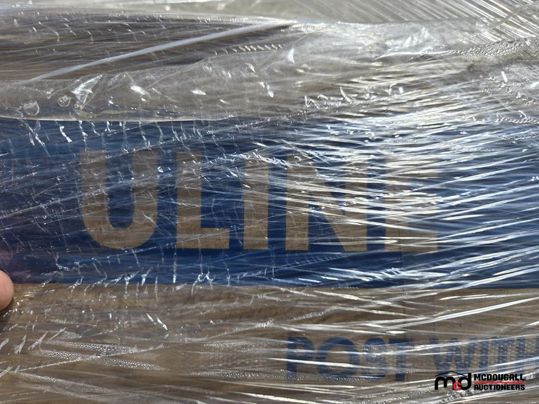 (2) Pallets of Uline Plastic Crowd Control Barriers