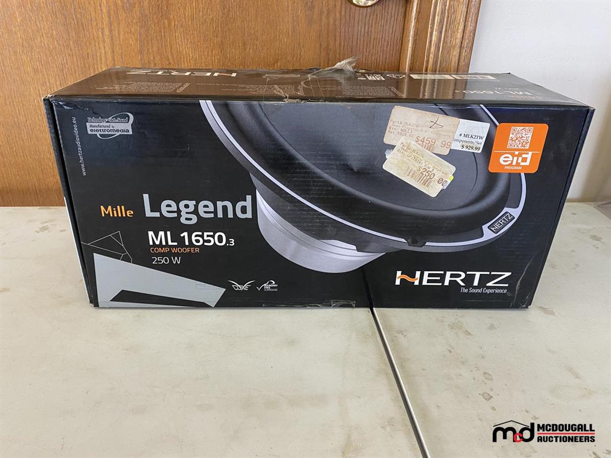 HERTZ Comp Woofer and Battery Chargers