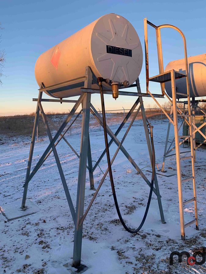 Westeel Diesel Bulk Fuel Tank (Hose/ Nozzle) & Stand