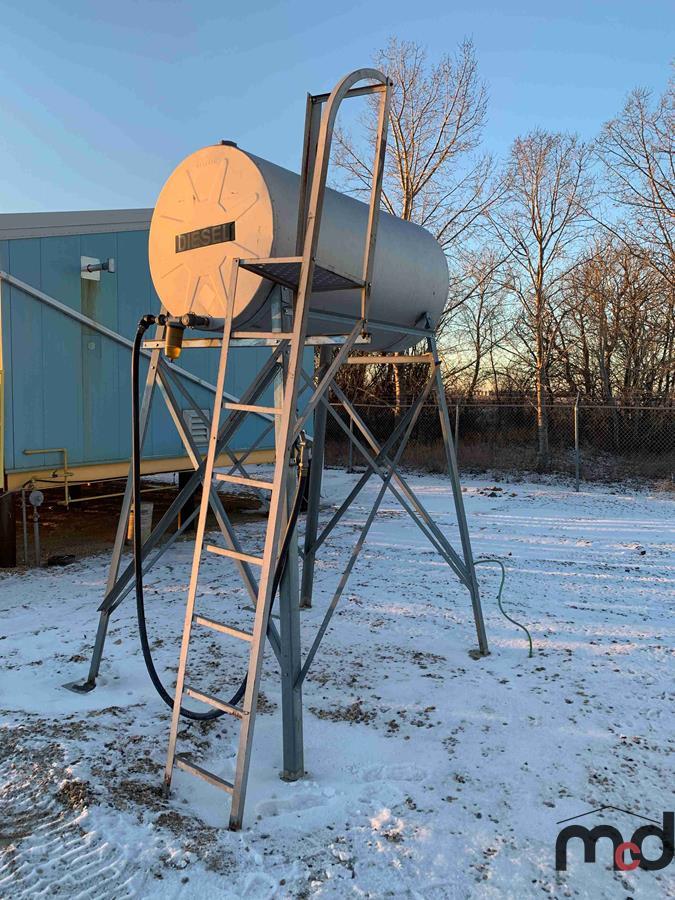 Westeel Diesel Bulk Fuel Tank (Hose/ Nozzle) & Stand