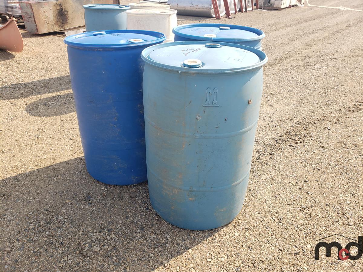 (3) Empty Water Barrels