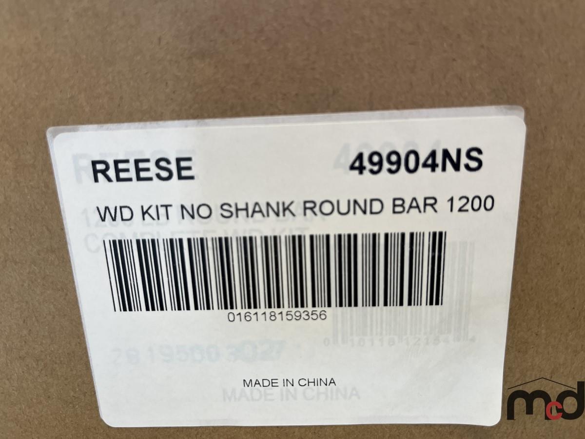 Reese 49904 Round Bar Distribution Kit w/ Shank