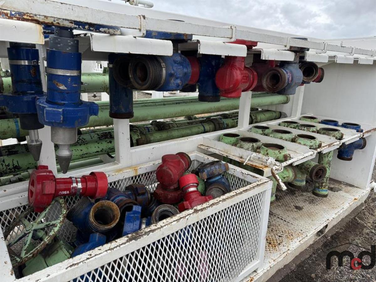 RDI 5x12 Skid Mounted Pipe Storage Rack