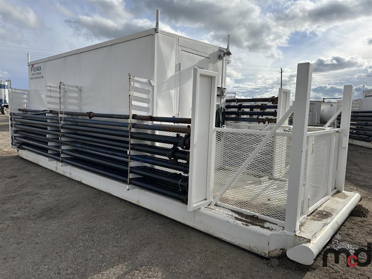 Flowback 10 x 24 Skid Mounted Pipe Shack