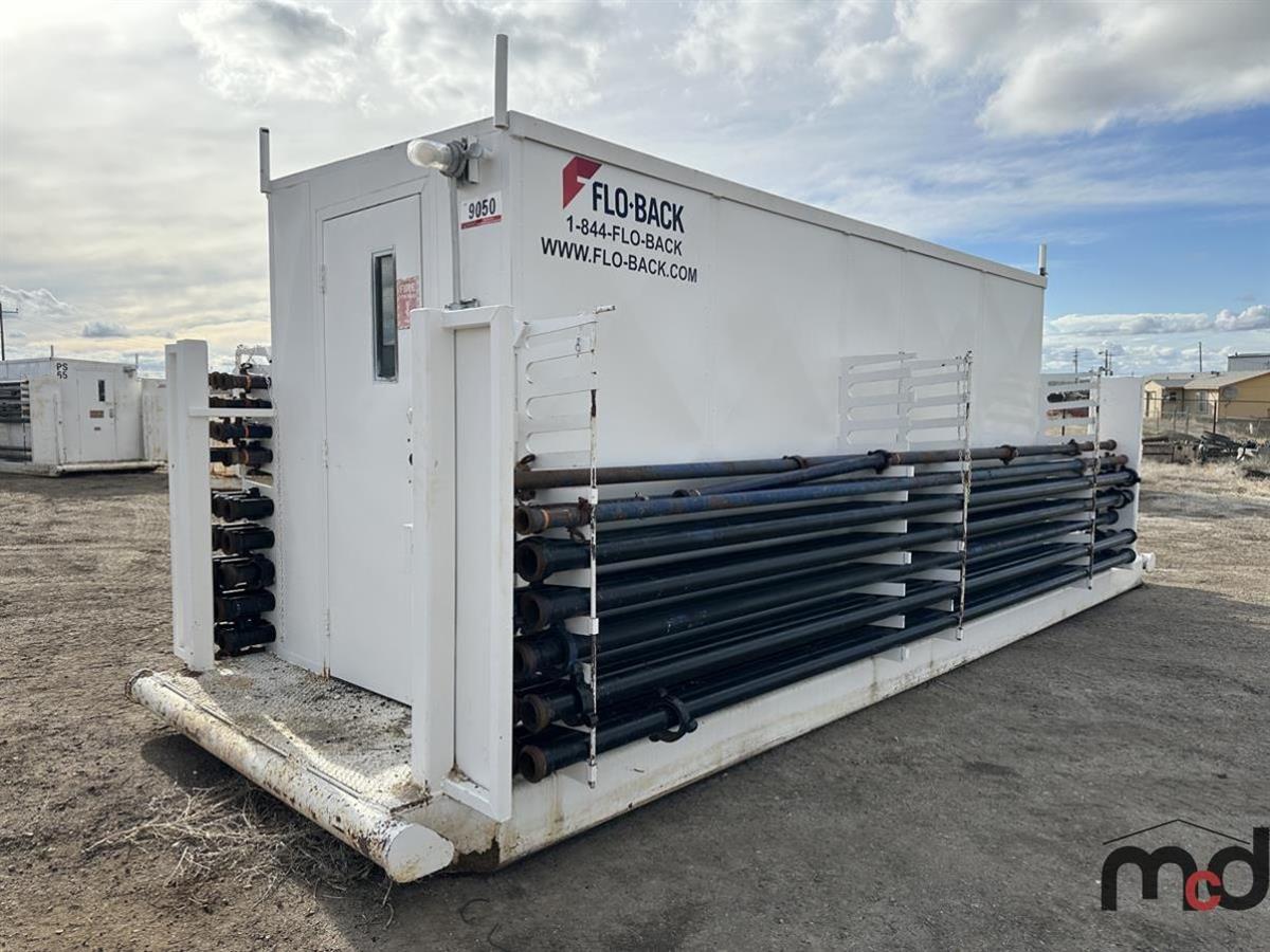 Flowback 10 x 24 Skid Mounted Pipe Shack