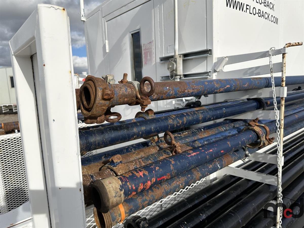 Flowback 10 x 24 Skid Mounted Pipe Shack