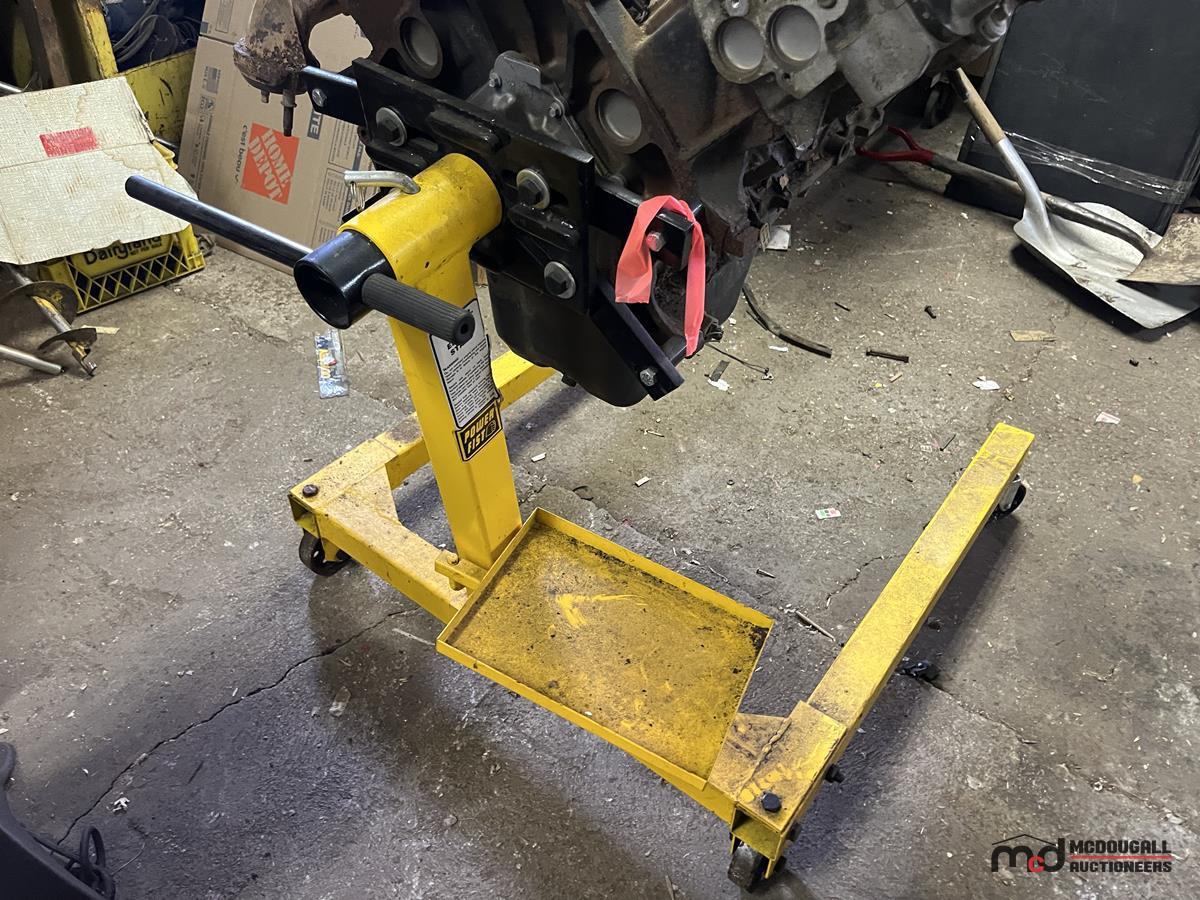 Power Fist Engine Stand w/ Engine