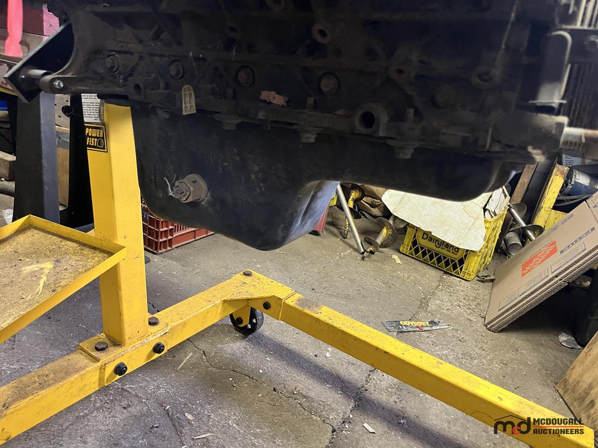 Power Fist Engine Stand w/ Engine