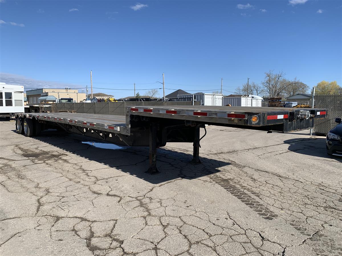 2000 Manac Step Deck T/A Semi Trailer