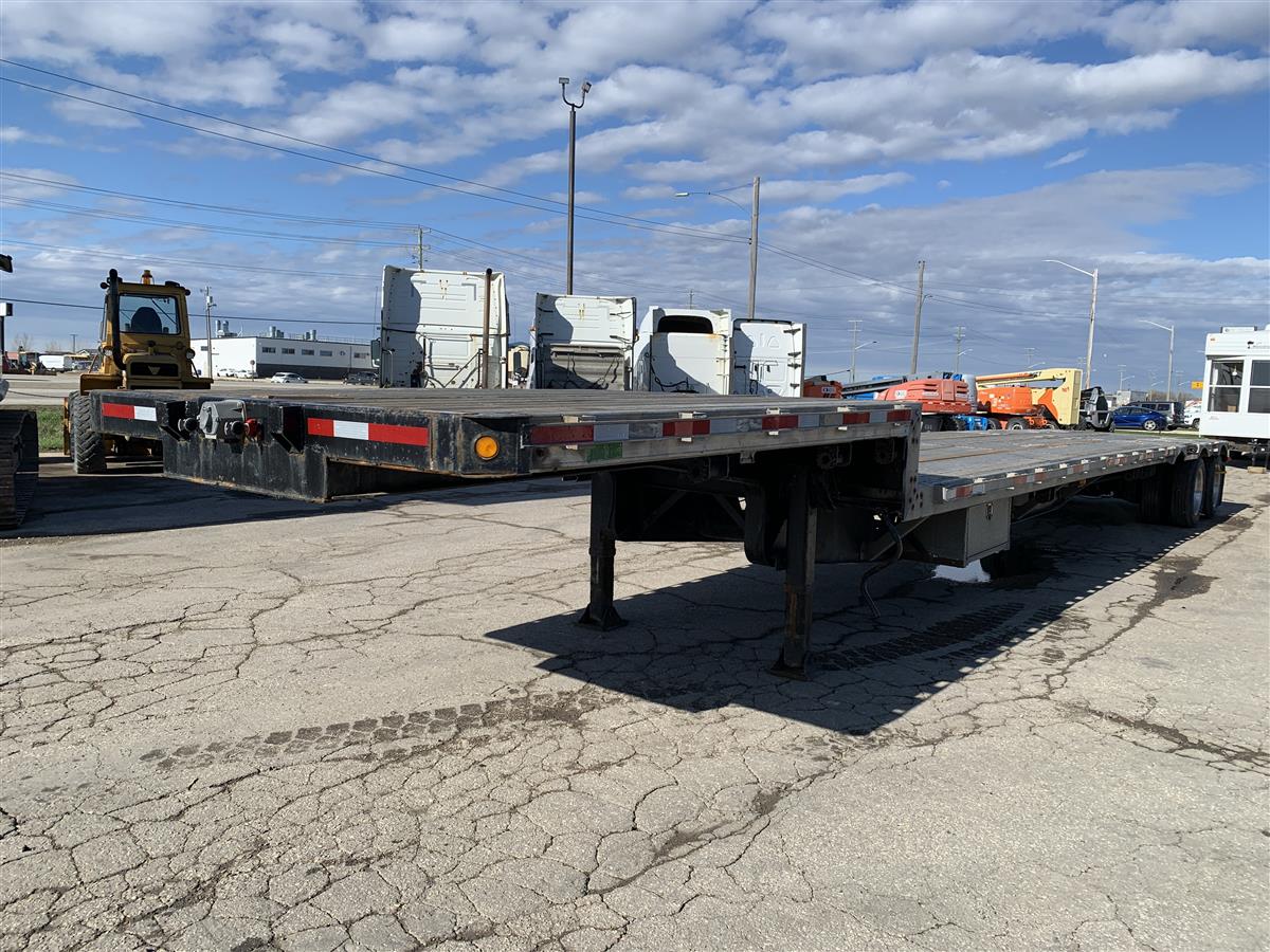 2000 Manac Step Deck T/A Semi Trailer