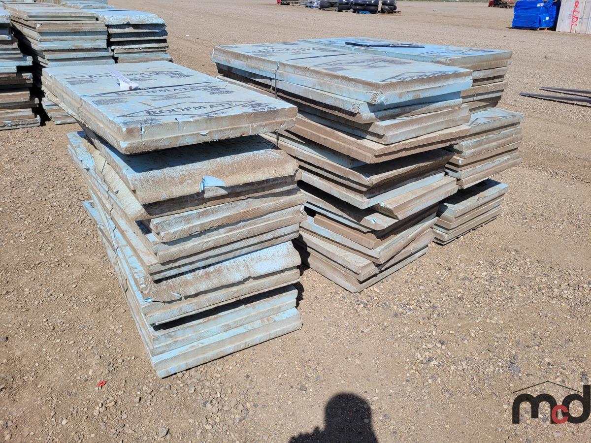 (3) Stacks of Used Foam Insulation Panels