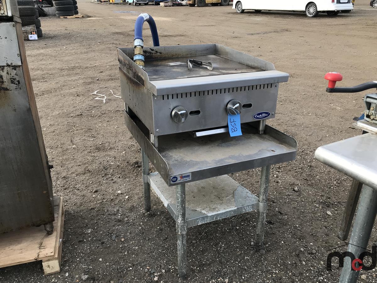 Cook Rite Grill on Omcan Stand