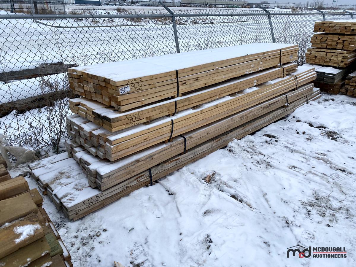 Assorted Treated Cull Lumber