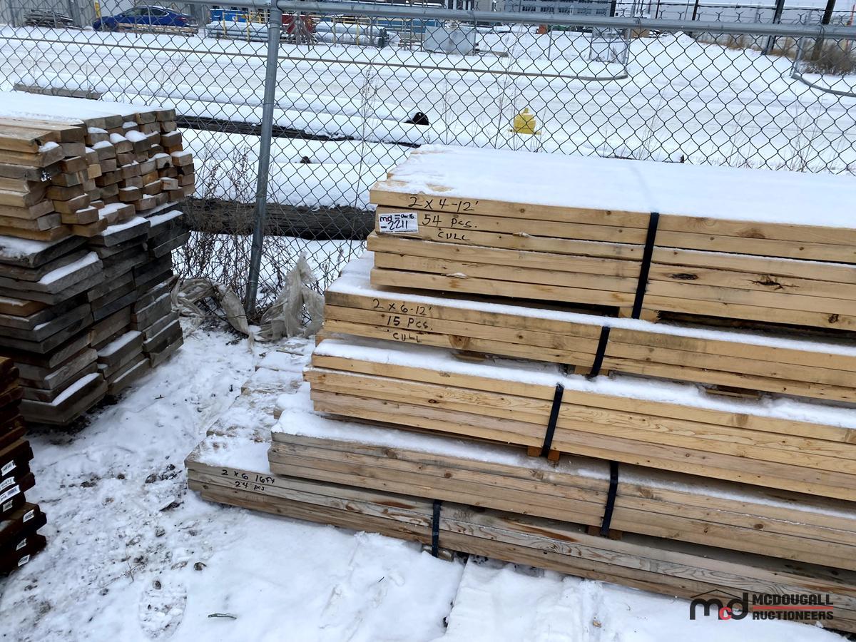 Assorted Treated Cull Lumber