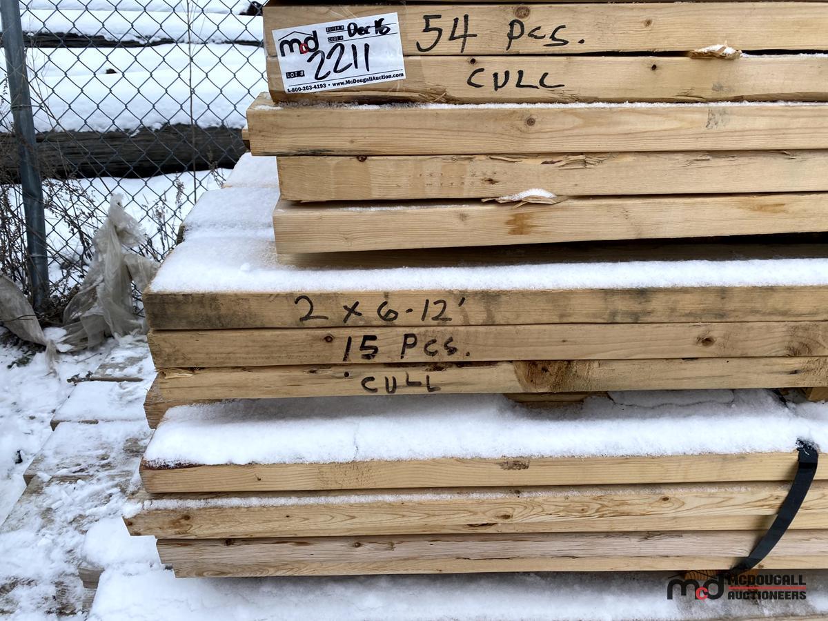 Assorted Treated Cull Lumber