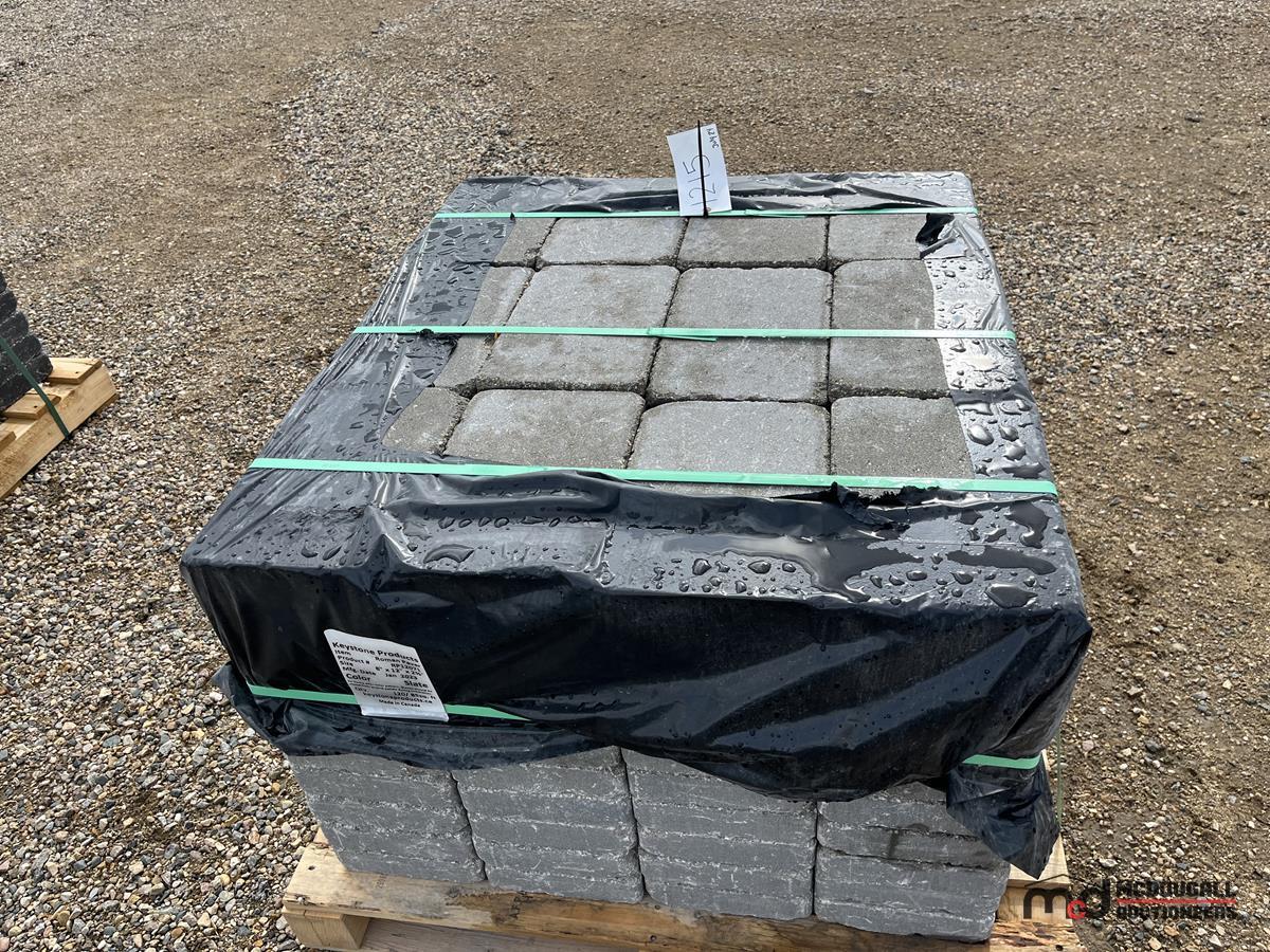 Keystone Products Roman Paver 8" x 12" x 2 3/8" Slate Colored Patio ...