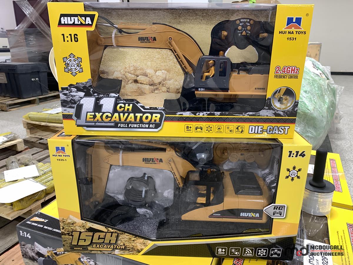 Hulna 11-CH and 15-CH Excavator Full Function RCs