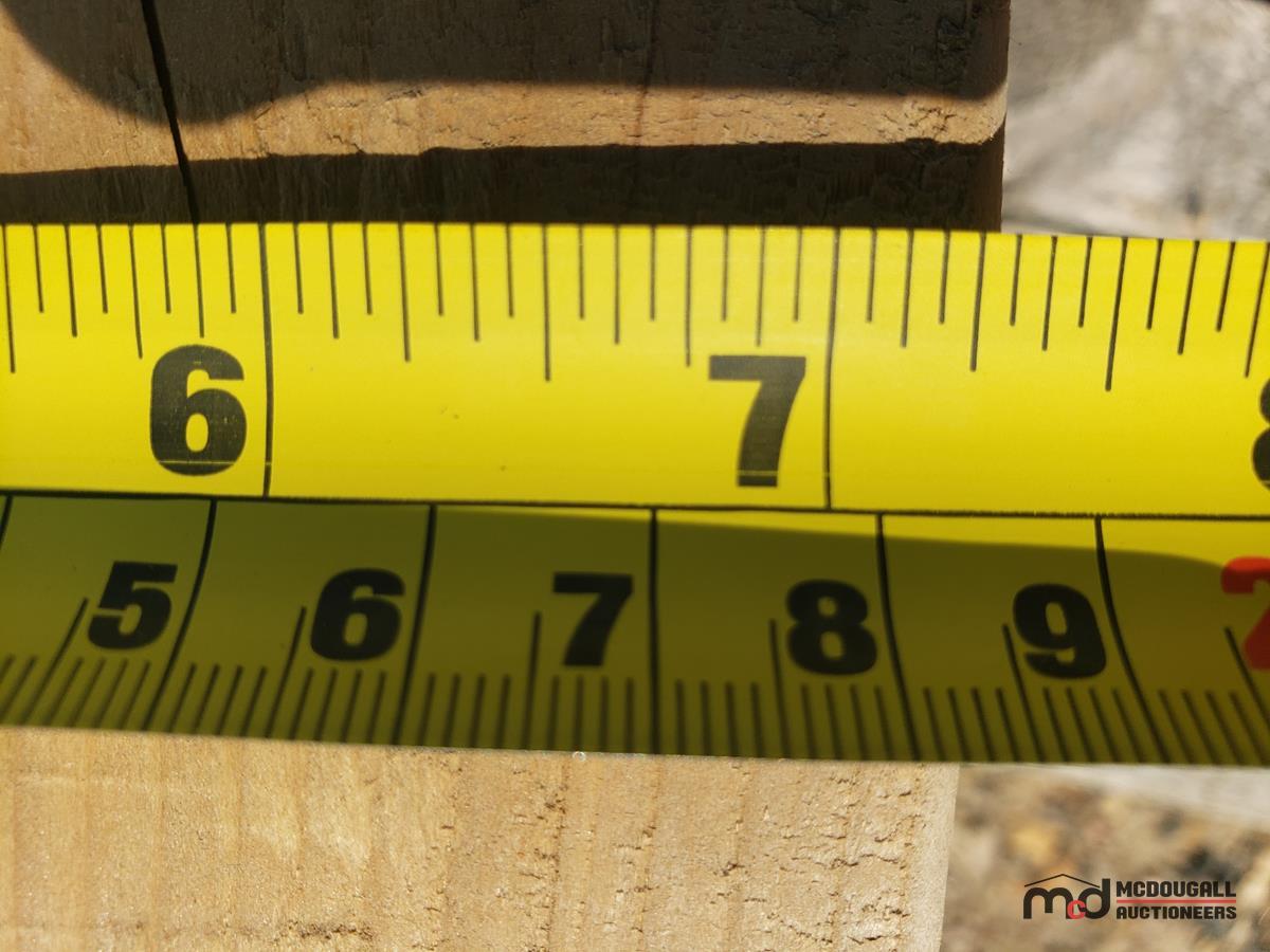 Bundle of Approx. 120" x 7" x 1 1/2" Culled Lumber (12 Total Pieces)