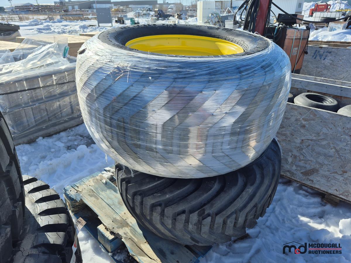 (2) Euro Grip TVS Tires on Highline Rims