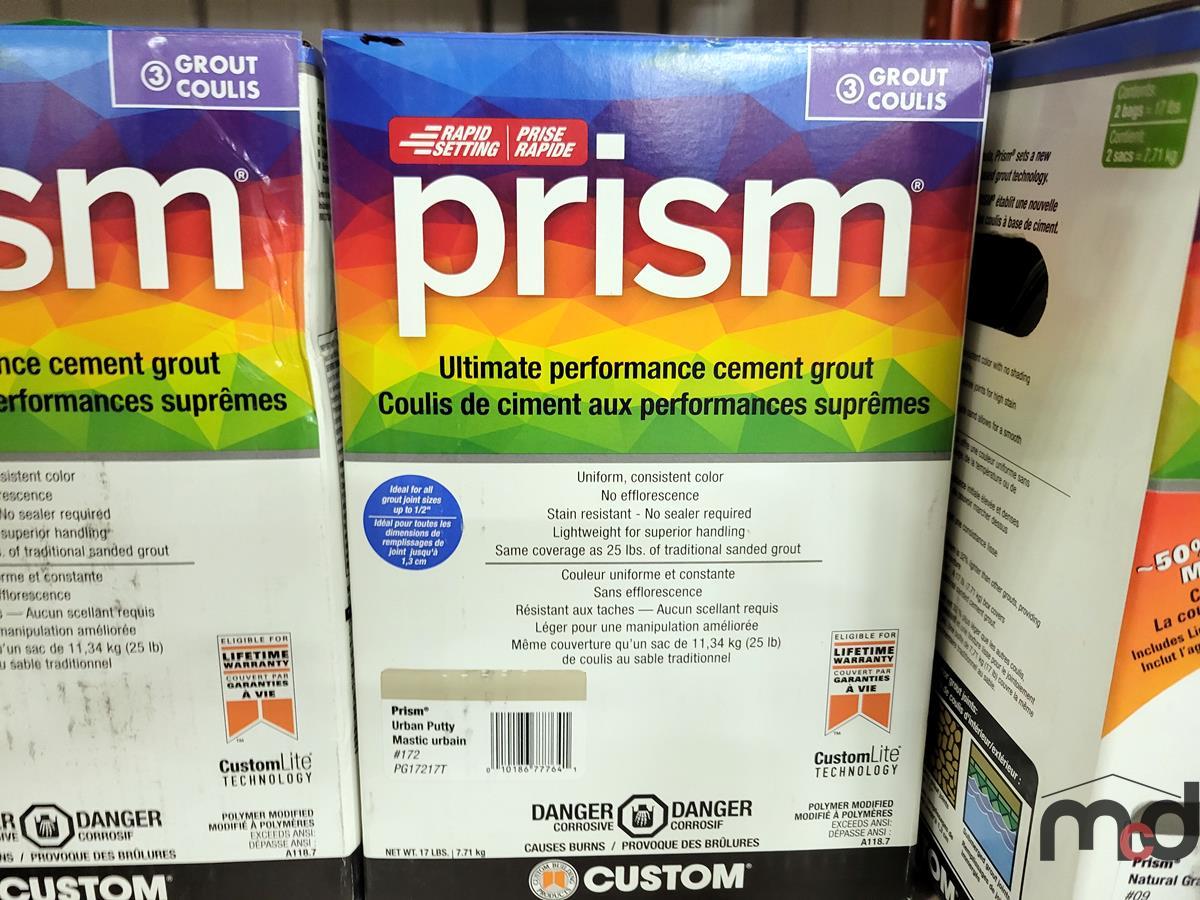 Unused (12) Boxes of Prism Cement Grout