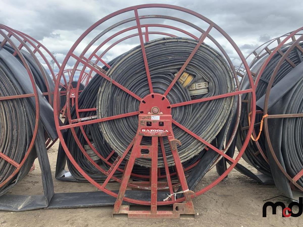 Bazooka Layflat Hose Reel w/ 10" Hose