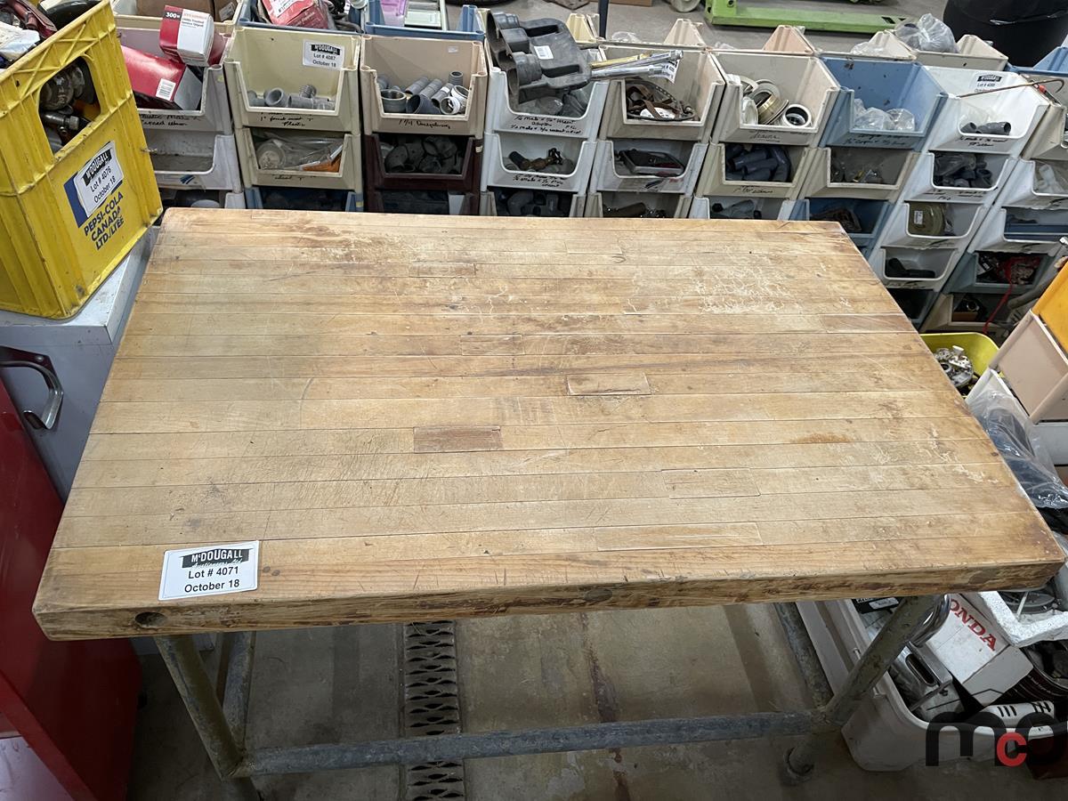 Wood Work Shop Table