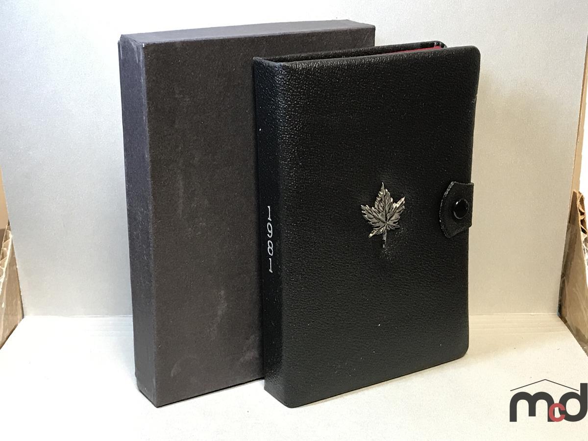 1981 Royal Canadian Mint (7) Coin Proof Year Set Cased/Box