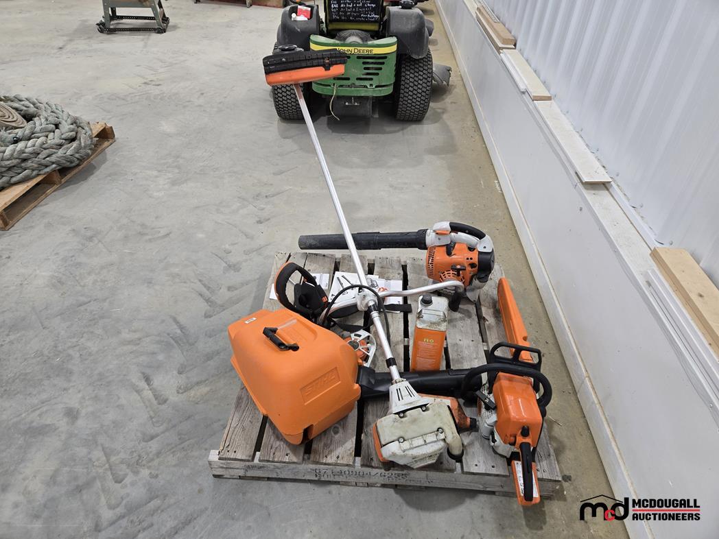 Assorted Stihl Motorized Yard Tools