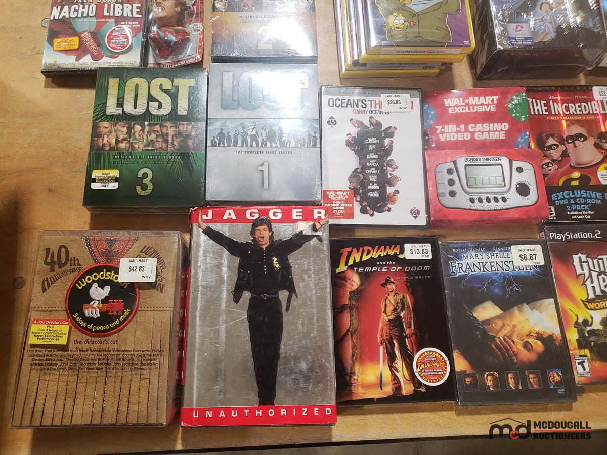 DVDs, Books and Comics