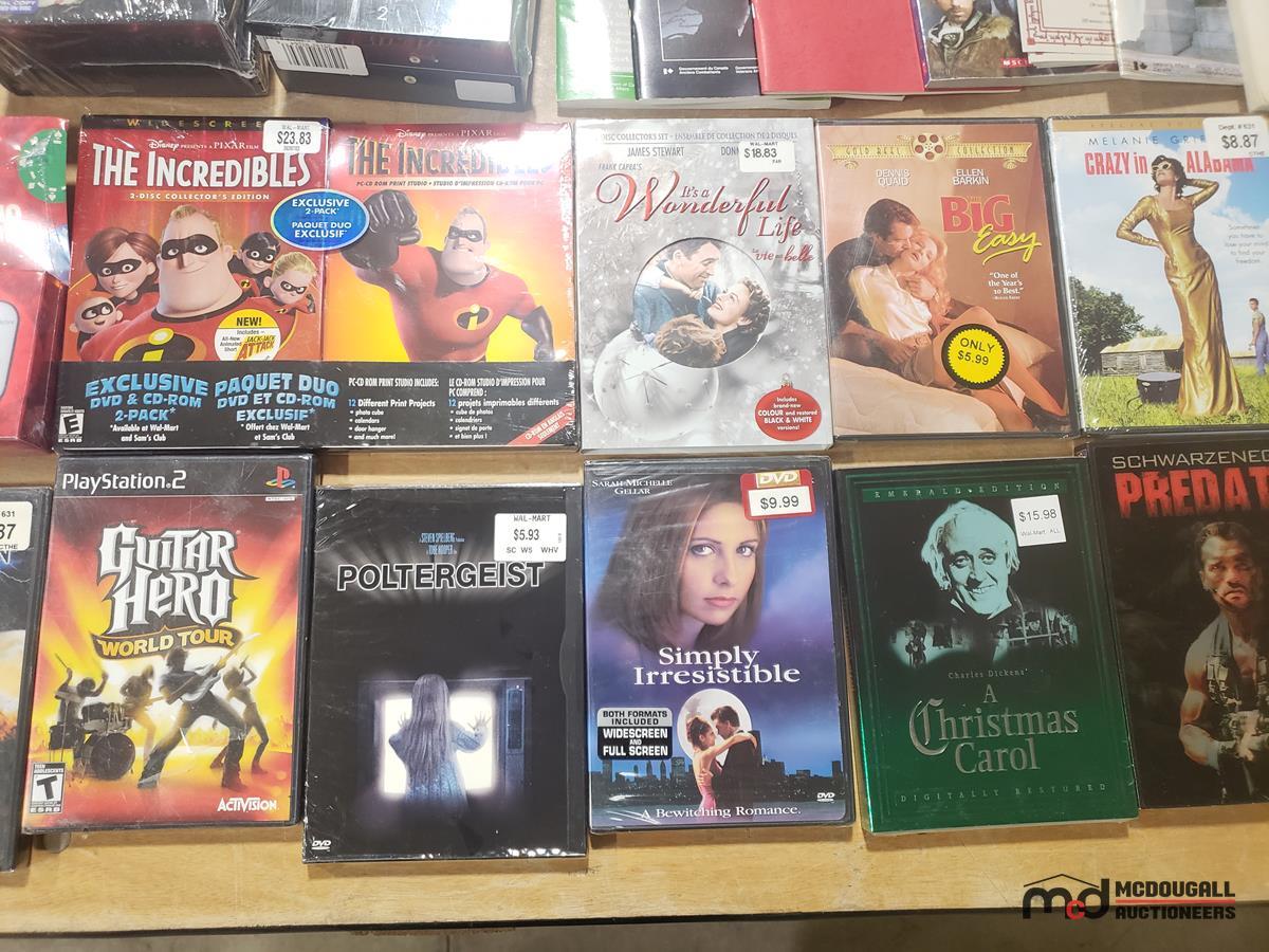 DVDs, Books and Comics