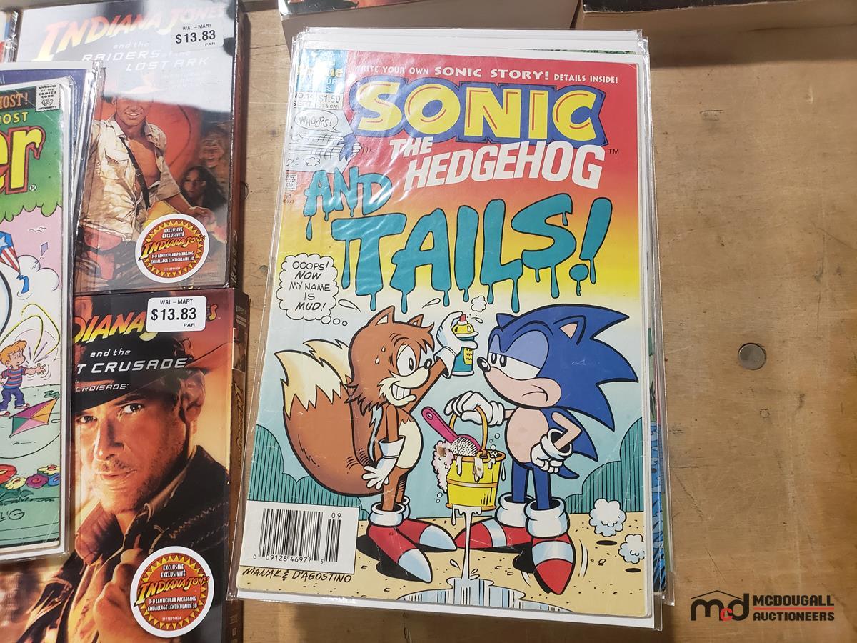 DVDs, Books and Comics