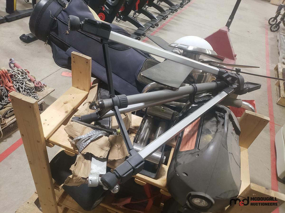 Pallet of Ceiling Fan, Booster Packs, Speakers, Golf Clubs & More