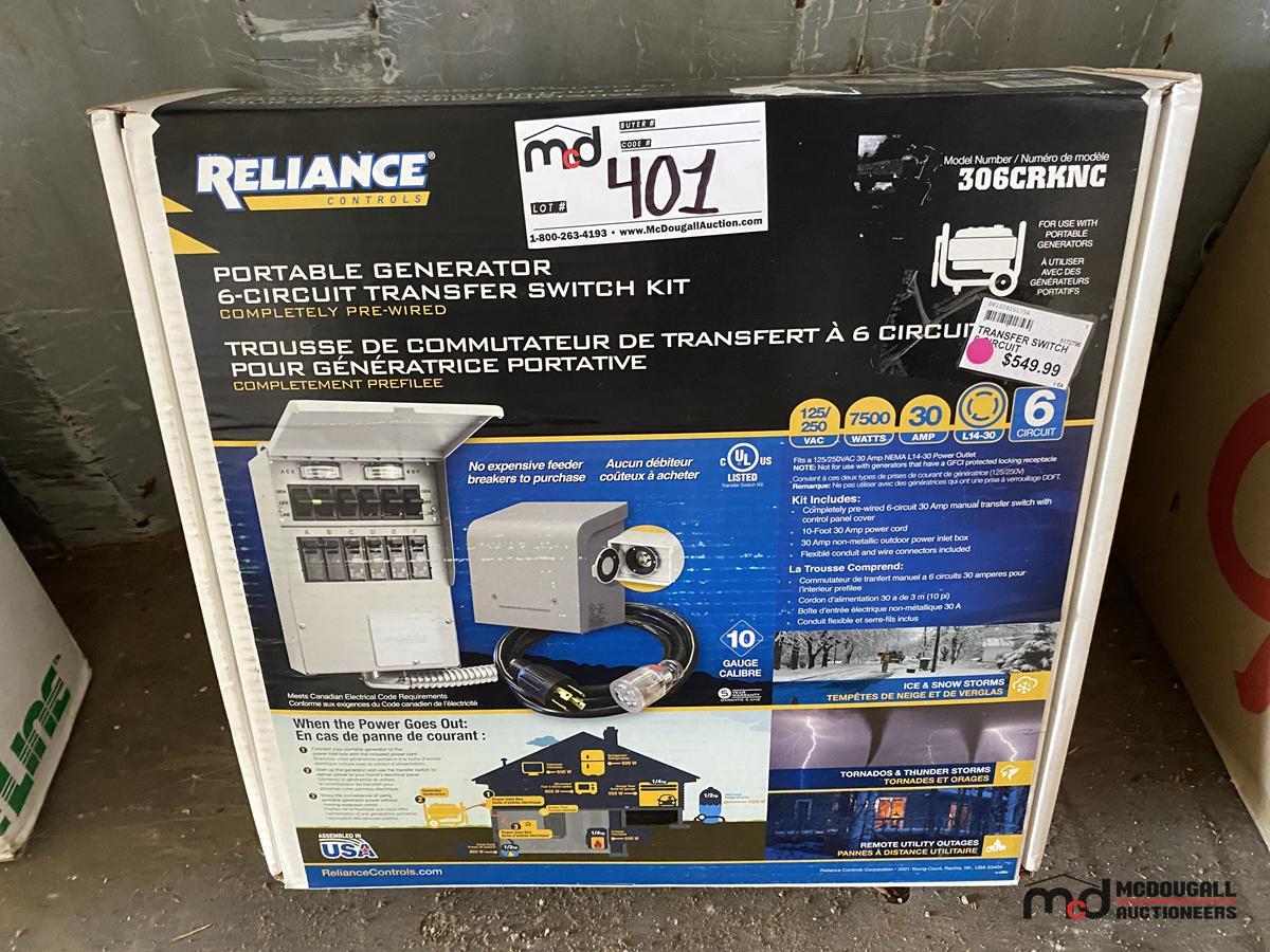 Reliance Portable Generator