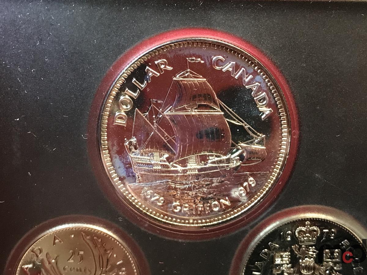 1979 Royal Canadian Mint (7) Coin Prestige Year Set Cased/Box