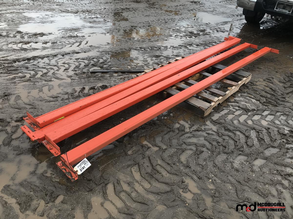 (4) Orange Racking Beams