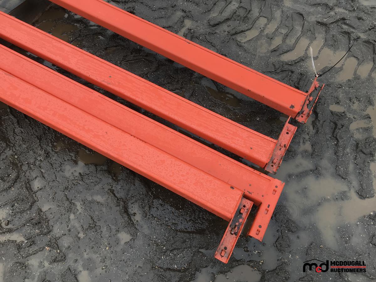(4) Orange Racking Beams