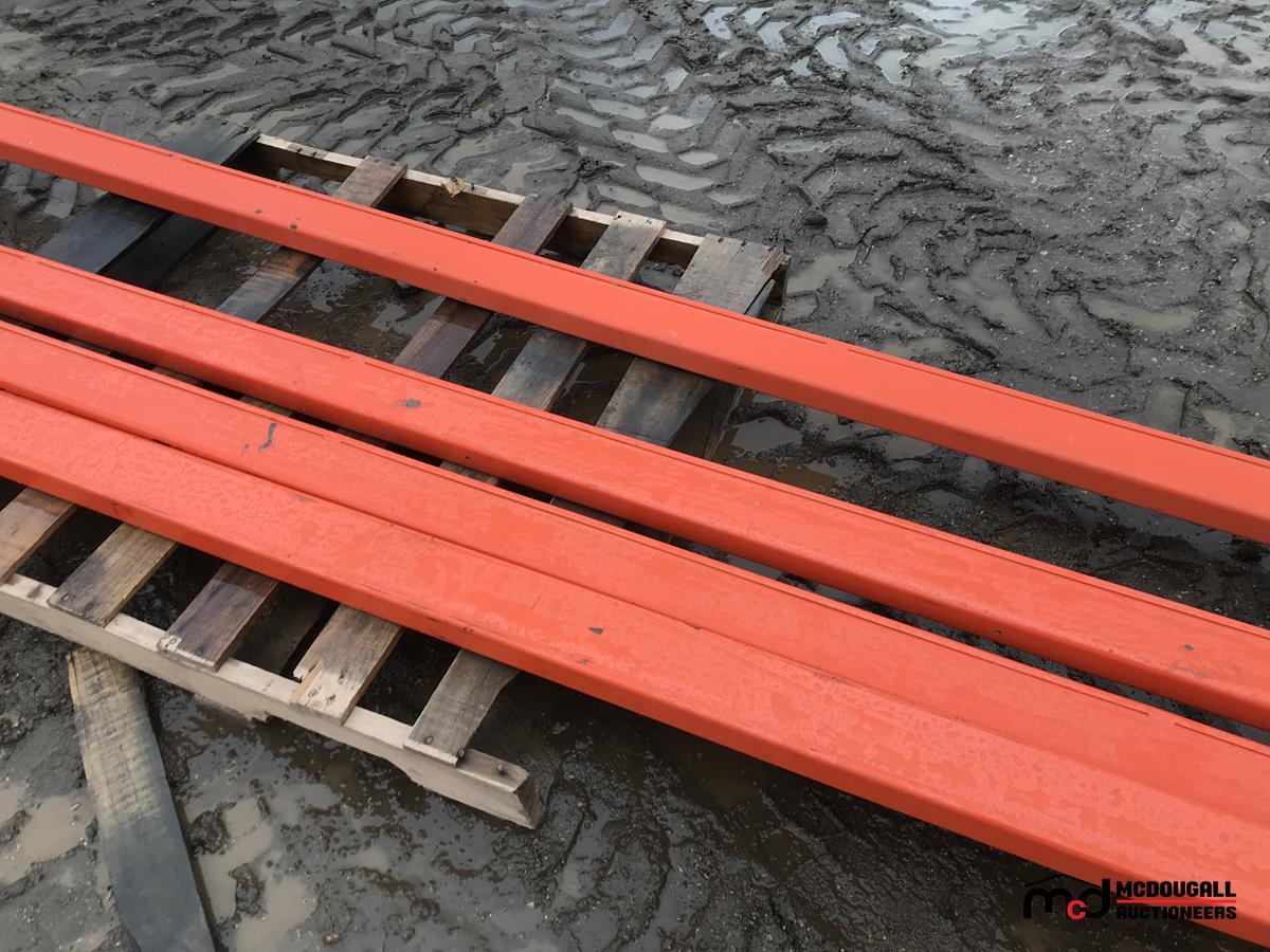 (4) Orange Racking Beams