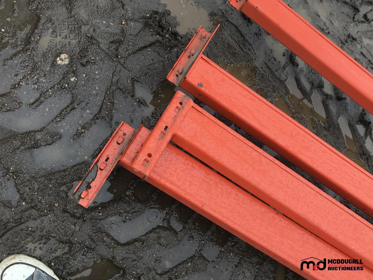 (4) Orange Racking Beams