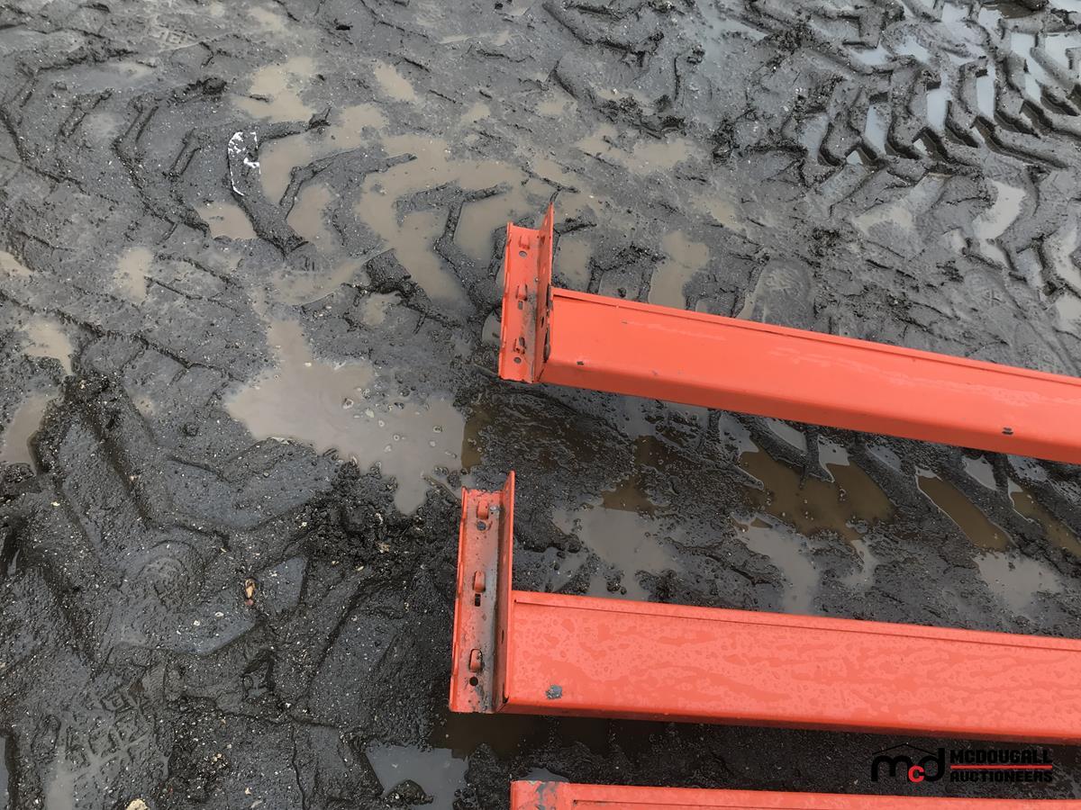 (4) Orange Racking Beams