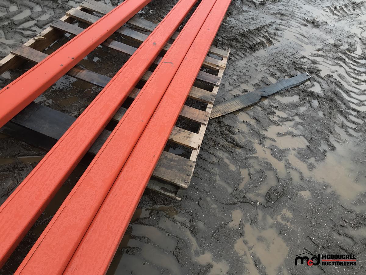 (4) Orange Racking Beams