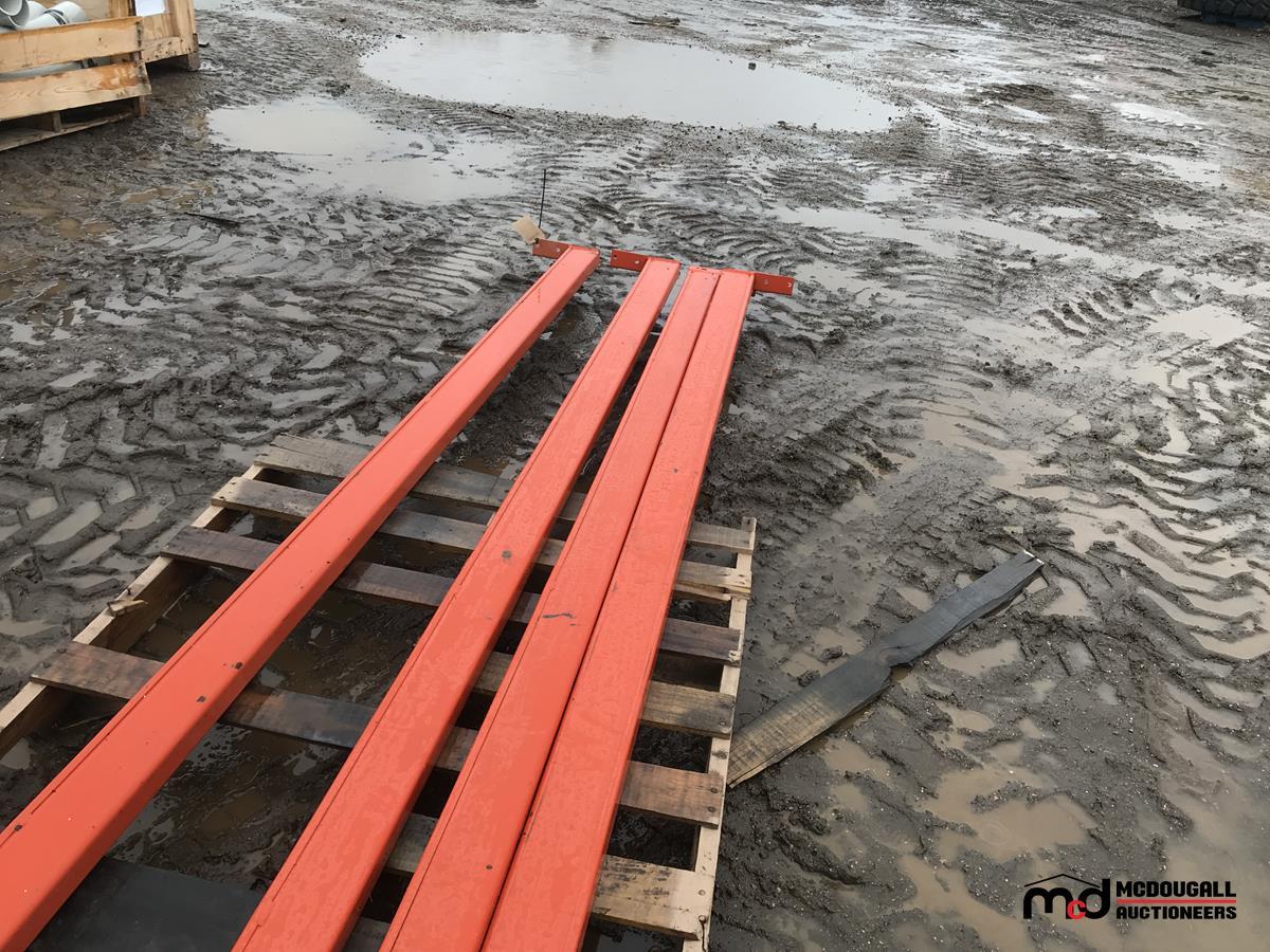 (4) Orange Racking Beams