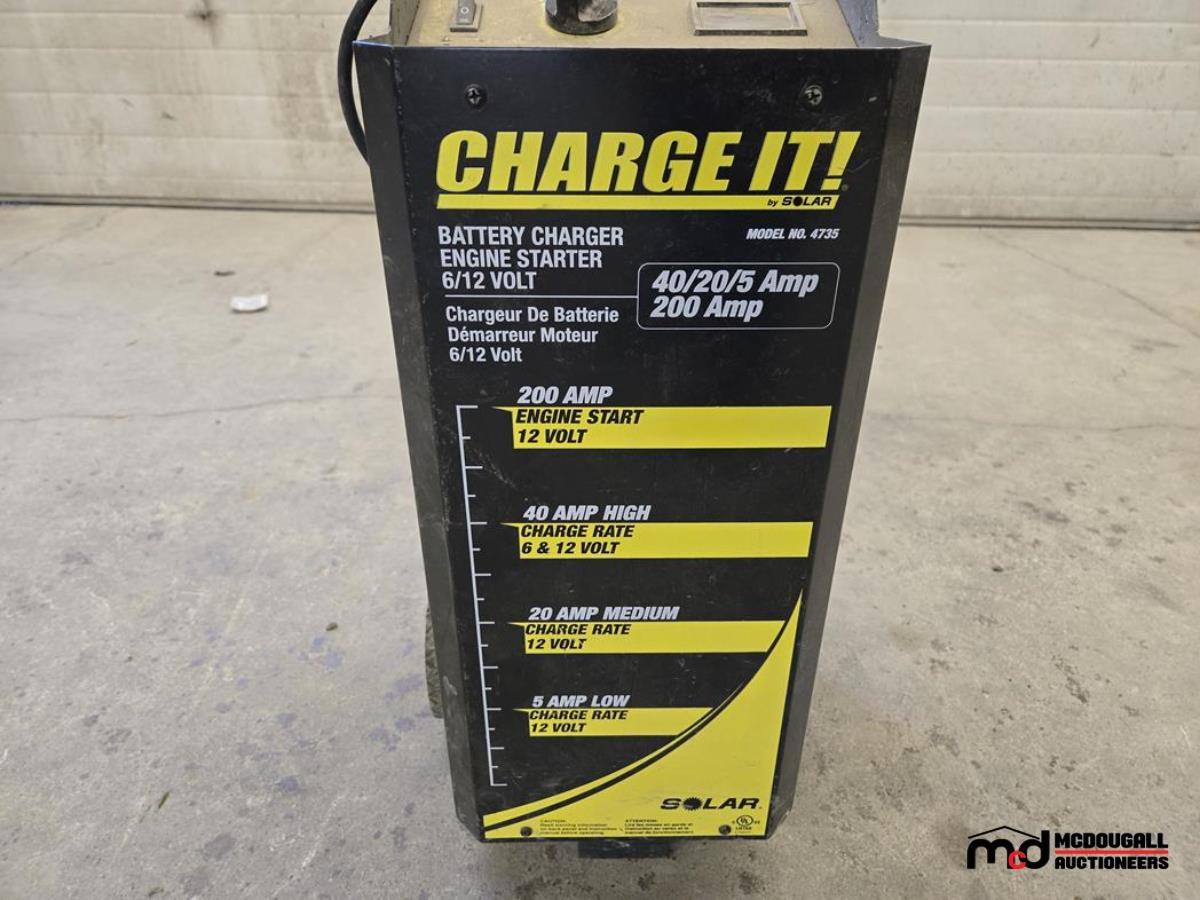 Solar 4735 Charge It Battery Charger/Engine Starter