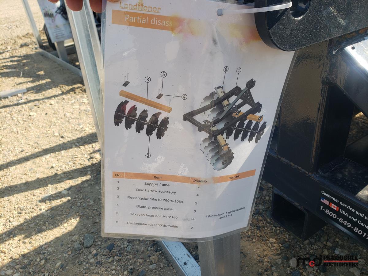 Landhonor DH-22-72W 84" Tractor Disc Harrow