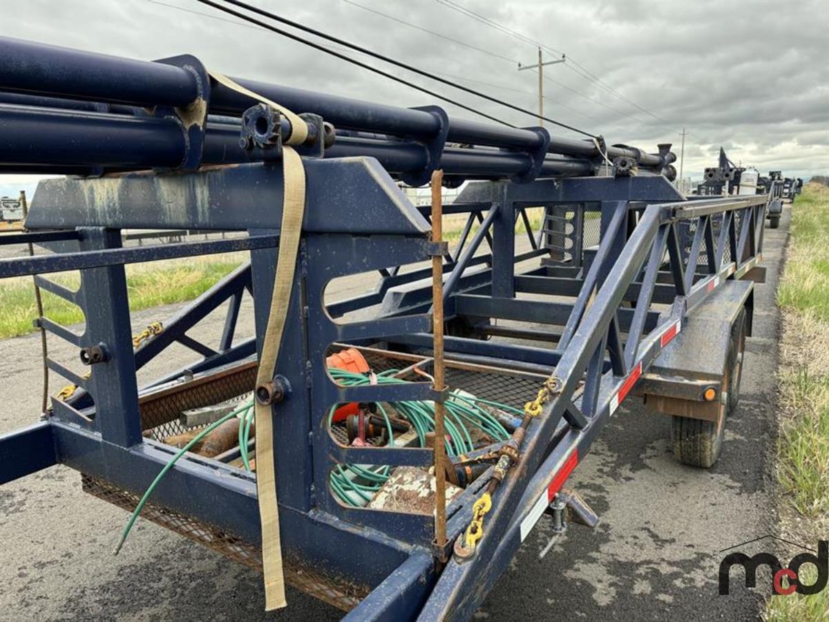 2011 Triangle D Smith Welding 60'4" T/A Flare Stack Trailer