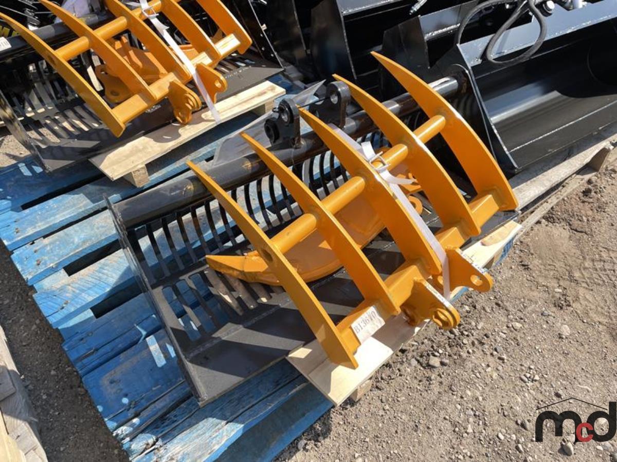 Excavator Sand Bucket, Rake & Ripper Attachments