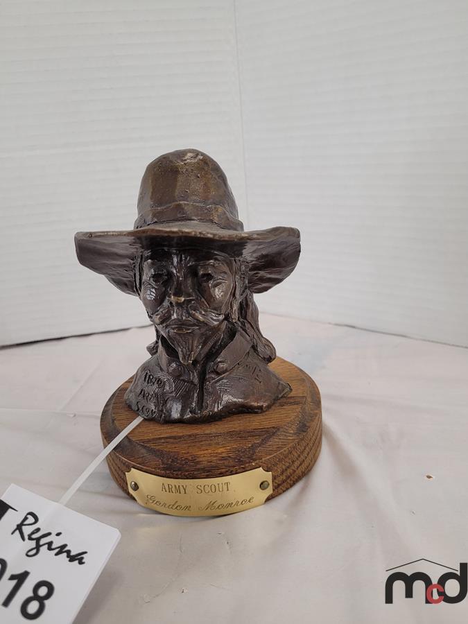 "Army Scout" - Gordon Monroe 8/100 Bronze Sculpture