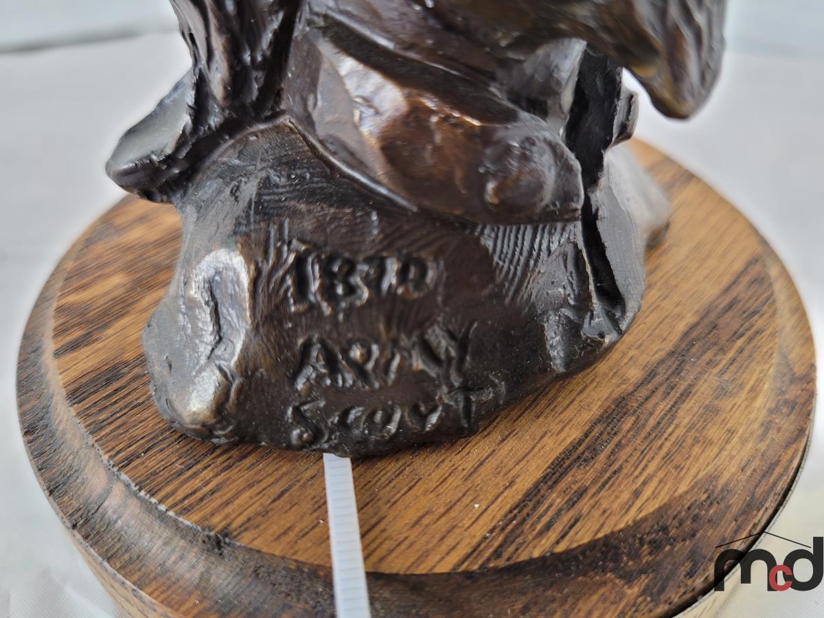 "Army Scout" - Gordon Monroe 8/100 Bronze Sculpture