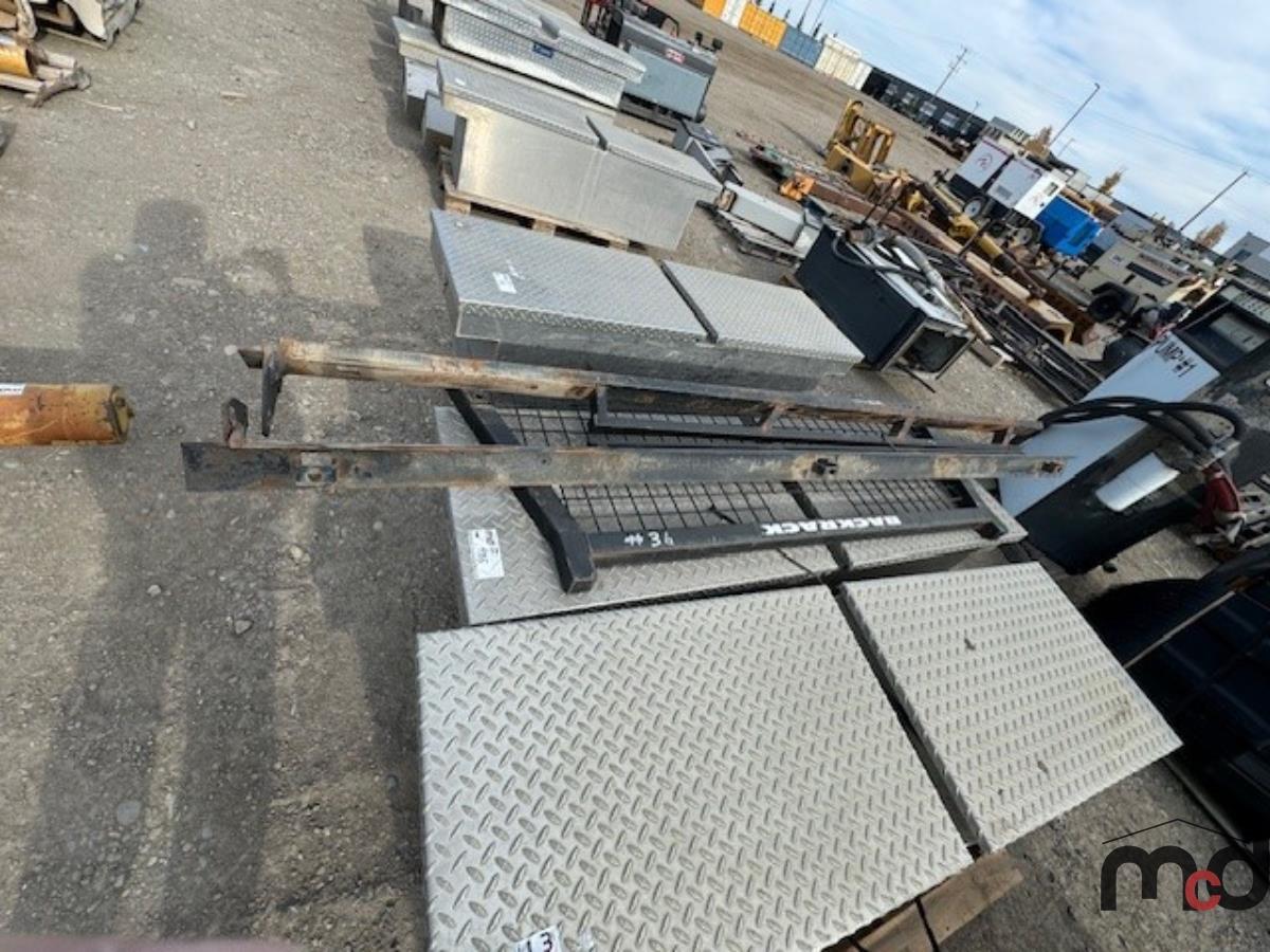 HD Aluminum Truck Bed Tool, Storage Box, Backrack Truck Rails & Rack