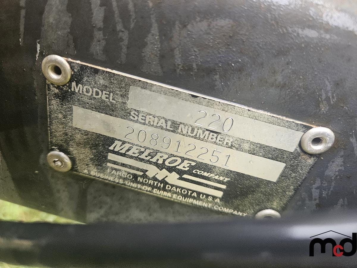 PARTS ONLY: Melroe Spra-Coupe 220 Sprayer Without Tank