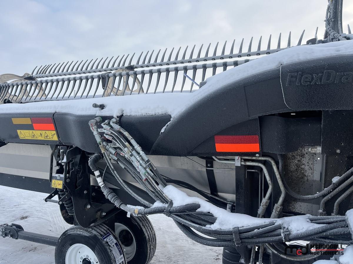 INSURANCE SALVAGE: 2024 MacDon FD245 Flex Draper Header
